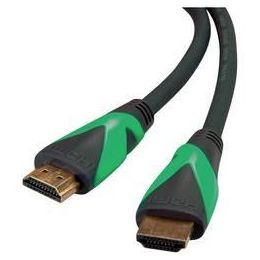 ROLINE GREEN ATC 8K HDMI Ultra HD Kabel mit Ethernet, ST/ST, schwarz, 1 m