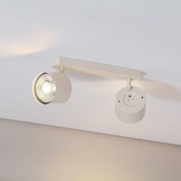 ARGON Deckenspot Chloe verstellbar zweiflammig, beige