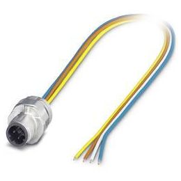 Phoenix Contact 1552256 Sensor-/Aktor-Einbausteckverbinder M12 Stecker, Einbau 0.50 m Polzahl Sensoren: 4 1 St.