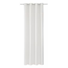 Vorhang Tom Tailor HOME "DOVE", weiß, B:135cm H:245cm, Wirkware, Baumwolle, Gardinen