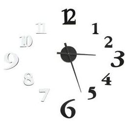 vidaXL 3D-Wanduhr Modernes Design Schwarz und Weiß 100 cm XXL