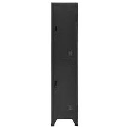 vidaXL Schließfachschrank Anthrazit 38x45x180 cm Stahl