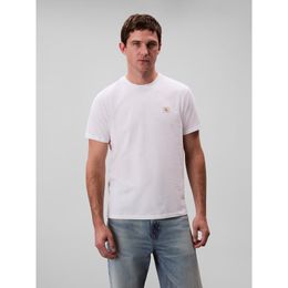Calvin Klein Jeans T-Shirt »SS BADGE 30S JERSEY CLASSIC TEE« Mit Rundhalsausschnitt Bright White L L T-Shirt von Calvin Klein Jeans Menswear
