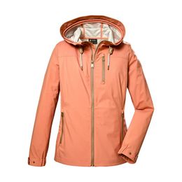 G.I.G.A. by Killtec G.I.G.A. DX BY KILLTEC Softshelljacke &raquo;GS 24 WMN SFTSHLL JCKT&laquo; Wasserabweisende Softshelljacke, verstellbare Kapuze, winddicht pfirsich 36 36 Damen...