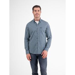 Lerros Karohemd »Kariertes Herrenhemd mit Button-down-Kragen« CRISPY BLUE XL - Normalgrößen Normalgrößen XL Normale Passform