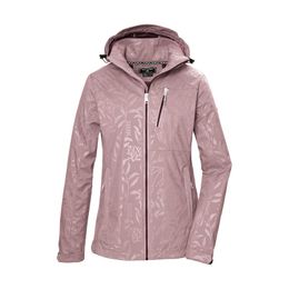 Killtec Softshelljacke &raquo;KOS 122 WMN SFTSHLL JCKT FLORAL&laquo; Softshelljacke: Wind- und wasserdicht, atmungsaktiv, Kapuze abzippbar rauchrosa 34 34...