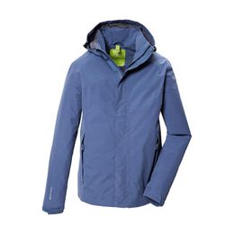 Killtec Funktionsjacke &raquo;KOS 363 MN JCKT&laquo; Wind- und wasserdicht, atmungsaktiv, feuchtigkeitstransportierend stahlblau L L Herren Funktionsjacke mit...