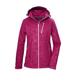 Killtec Softshelljacke &raquo;KOS 122 WMN SFTSHLL JCKT FLORAL&laquo; Softshelljacke: Wind- und wasserdicht, atmungsaktiv, Kapuze abzippbar weinrot 42 42 Damen...