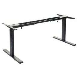 Mendler Gestell HWC-D40, variables Tischgestell für Schreibtisch, elektrisch höhenverstellbar Memory 29kg ~ schwarz