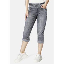 STOOKER WOMEN 7/8-Jeans »LIMA Boyfriend Fit Capri« Boyfriend Fit Casual Twill Capri Hose für Damen heavy light grey 44 - Länge 21 Länge 21 44...