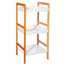 WellHome Exclusive S Badezimmerregal mit 3 Ebenen aus Bambus