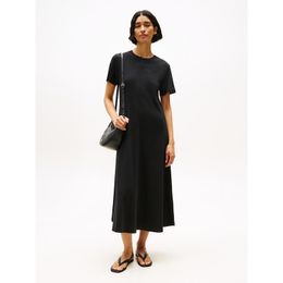 Tommy Hilfiger Shirtkleid »MODERN CODY ANKLE TEE DRS« Black XXXL(46) - N-Gr N-Gr XXXL(46) Knöchellanges Shirtkleid von Tommy Hilfiger Womanswear