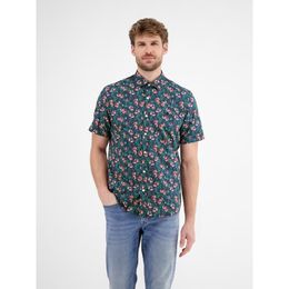 Lerros Kurzarmhemd &raquo;Herren Poplin-Stretchhemd, floral gemustert&laquo; EARTH RED XXL - Normalgr&ouml;&szlig;en Normalgr&ouml;&szlig;en XXL REGULAR FIT (normale Passform)
