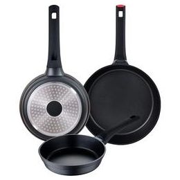 San Ignacio Energy PRO+ Set von 3 Pfannen 20/24/28cm, Induktion aus Aluminiumguss.