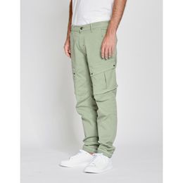 Gang Stoffhose &raquo;Hosen Loose Fit 94LEO cargo&laquo; light green army 34 34 Loose Fit Hose mit mittlerer Leibh&ouml;he und Beinl&auml;nge L30