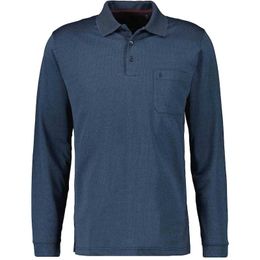 Ragman Poloshirt Marineblau M M Legere Passform