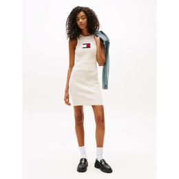 Tommy Jeans Minikleid »TJW FLAG SWEATER MINI DRESS EXT« Ecru L (40) - N-Gr N-Gr L (40) Kurzes und ärmelloses Kleid von Tommy Jeans