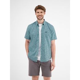 Lerros Kurzarmhemd &raquo;Halbarmhemd mit Minimalmuster&laquo; COASTAL BLUE XXL - Normalgr&ouml;&szlig;en Normalgr&ouml;&szlig;en XXL REGULAR FIT (normale Passform)