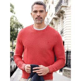 Lerros Strickpullover &raquo;Leichter Strickpullover mit schmaler Rippstruktur&laquo; URBAN RED L L Normale Passform