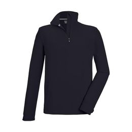 Killtec Fleecepullover »KSW 99 MN FLC SHRT« Herren Fleeceshirt: warm, komfortabel, Reißverschluss mit Kinnschutz nachtblau L L Herren Fleeceshirt...