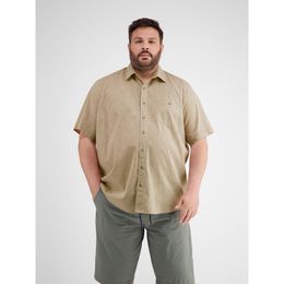 Lerros Kurzarmhemd &raquo;Halbarmhemd in Gro&szlig;en Gr&ouml;&szlig;en&laquo; LIGHT DUNE BEIGE 3XL - extraweit extraweit 3XL Sommerliches Halbarm-Design