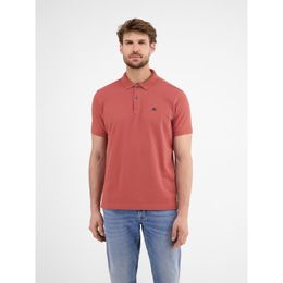 Lerros Poloshirt »Herren Poloshirt, unifarben« EARTH RED S S Normale Passform