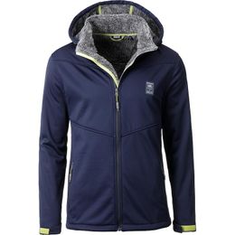 LPO Softshelljacke &raquo;LARON 2 MN&laquo; abnehmbare Kapuze navy S S Winddichtes und elastisches Material f&uuml;r maximalen Schutz