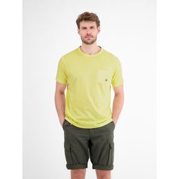 Lerros T-Shirt »T-Shirt mit Brusttasche« FADED YELLOW XL XL MODERN FIT (schmale Passform)
