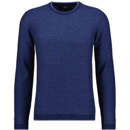 Ragman Herren Ragman Rundhalspullover blau 54
