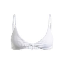 Roxy Triangel-Bikini-Top »Rib Love The Surf Knot« weiß L - Cup B Cup B L Stoff: Weicher, robuster, ,...