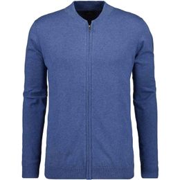 Ragman Strickfleecejacke Taubenblau XXL5456 XXL5456 Baumwolle-Kaschmir-Mix