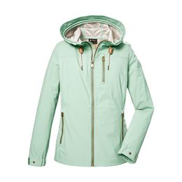 G.I.G.A. by Killtec G.I.G.A. DX BY KILLTEC Softshelljacke &raquo;GS 24 WMN SFTSHLL JCKT&laquo; Wasserabweisende Softshelljacke, verstellbare Kapuze, winddicht mint 40 40 Damen...