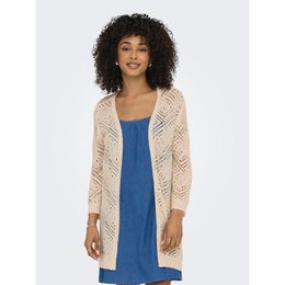 Only Strickjacke »ONLWISTY 7/8 OPEN CARDIGAN KNT« Ecru XL XL Gestrickter Cardigan von Only