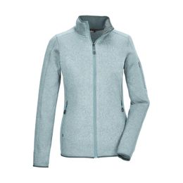 Killtec Fleecejacke »KOW 111 WMN KNT FLC JCKT« Strickfleecejacke, Melange-Optik, Stretch, verschließbare Taschen hellblau 44 44 Damen...