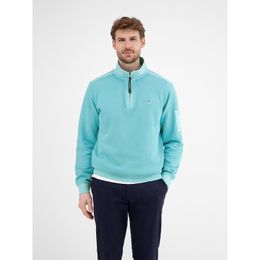 Lerros Sweatshirt »Sweattroyer in Zig-Zag-Struktur« COASTAL BLUE M M Normale, klassische Passform