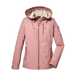 G.I.G.A. by Killtec G.I.G.A. DX BY KILLTEC Softshelljacke &raquo;GS 24 WMN SFTSHLL JCKT&laquo; Wasserabweisende Softshelljacke, verstellbare Kapuze, winddicht taupe 42 42 Damen...