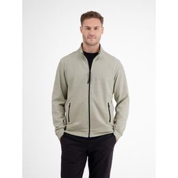 Lerros Sweatjacke &raquo;Unifarbene Sweatjacke f&uuml;r Herren&laquo; BONE WHITE S S Normale Passform