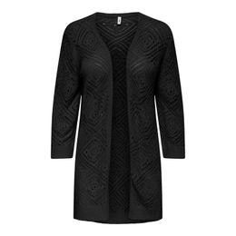 Only Strickjacke &raquo;ONLWISTY 7/8 OPEN CARDIGAN KNT&laquo; Black XL XL Gestrickter Cardigan von Only