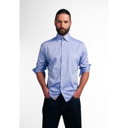 Eterna Langarmhemd &raquo;REGULAR FIT&laquo; EASY IRON (b&uuml;gelleicht) blau XXL - US-Gr&ouml;&szlig;en US-Gr&ouml;&szlig;en XXL Passform laut Hersteller: Regular Fit