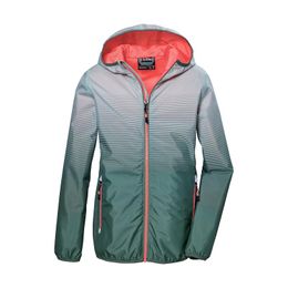 Killtec Funktionsjacke &raquo;KOS 151 GRLS JCKT&laquo; Wasser- und winddichte M&auml;dchenjacke mit reflektierenden Elementen rauchmint 140 140 M&auml;dchen...