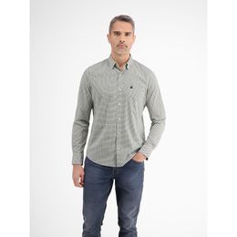 Lerros Langarmhemd &raquo;Langarmhemd, modisch-minimal bedruckt&laquo; SAGE GREEN 3XL - Normalgr&ouml;&szlig;en Normalgr&ouml;&szlig;en 3XL Normale Passform