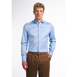 Eterna Langarmhemd &raquo;SLIM FIT&laquo; NON IRON (b&uuml;gelfrei) mittelblau 39 - Normalgr&ouml;&szlig;en Normalgr&ouml;&szlig;en 39 Passform laut Hersteller: Slim Fit