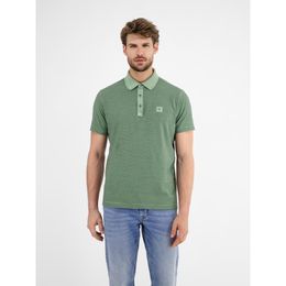 Lerros Poloshirt »Herren Poloshirt, gestreift« SAGE GREEN M M Normale Passform