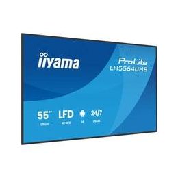 iiyama ProLite LH5564UHS-B1AG, Public Display schwarz (matt), UltraHD/4K, VA, WiFi, Fernbedienung
