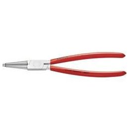 KNIPEX 44 13 J3 Sicherungsringzange f&uuml;r Innenringe in Bohrungen mit Kunststoff &uuml;berzogen verchromt 225 mm