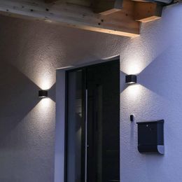 DOTLUX LED-Außenwandleuchte BEAMO, anthrazit, 12 cm, up/down
