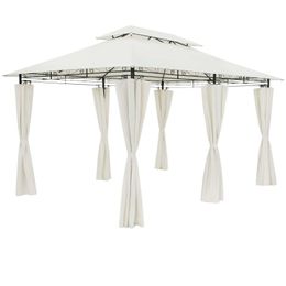 Casaria Pavillon Topas Creme 3x4m UV-Schutz 50+