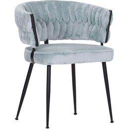 Esszimmersessel GUTMANN FACTORY, grün (mintgrün), B:62cm H:76cm T:52cm, 100% Polyester, Sessel