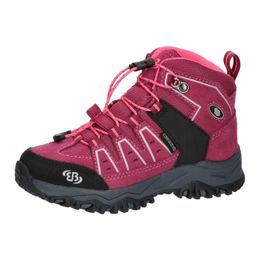 Br&uuml;tting Outdoorschuh BR&Uuml;TTING "Outdoorstiefel Mount Pinos High Kids", Kinder, Gr. 29, rosa, Veloursleder, Schuhe Outdoorschuh
