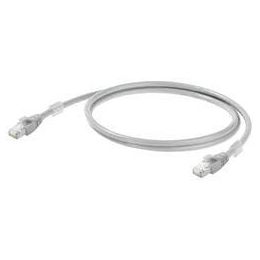 Weidm&uuml;ller 1165940100 RJ45 Netzwerkkabel, Patchkabel CAT 6a S/FTP 10.00 m Grau Flammwidrig 1 St.